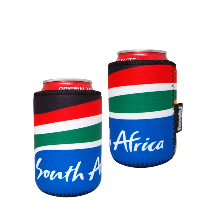 Frosty SA Flag Neoprene Cooler Sleeves. – Frosty Neoprene Coolers